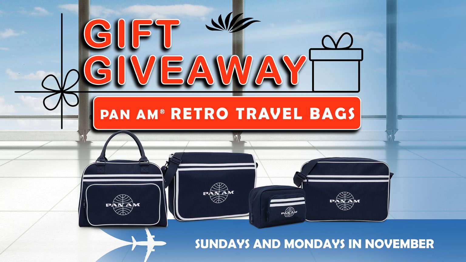 Pan Am® Retro Travel Bags Gift Giveaway - Seven Feathers Casino